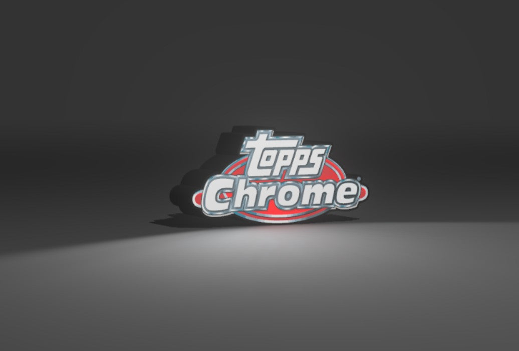 Topps Chrome LED LightBox Sign – Fresh Prints 3D Printing and Design